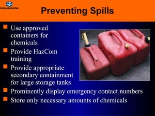 Spill Prevention Awareness Training .ppt