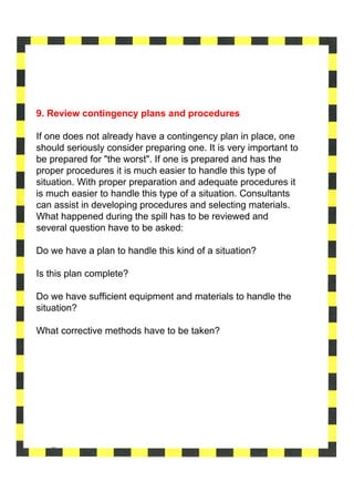 Spill Response Guide for Spill Kits | PDF