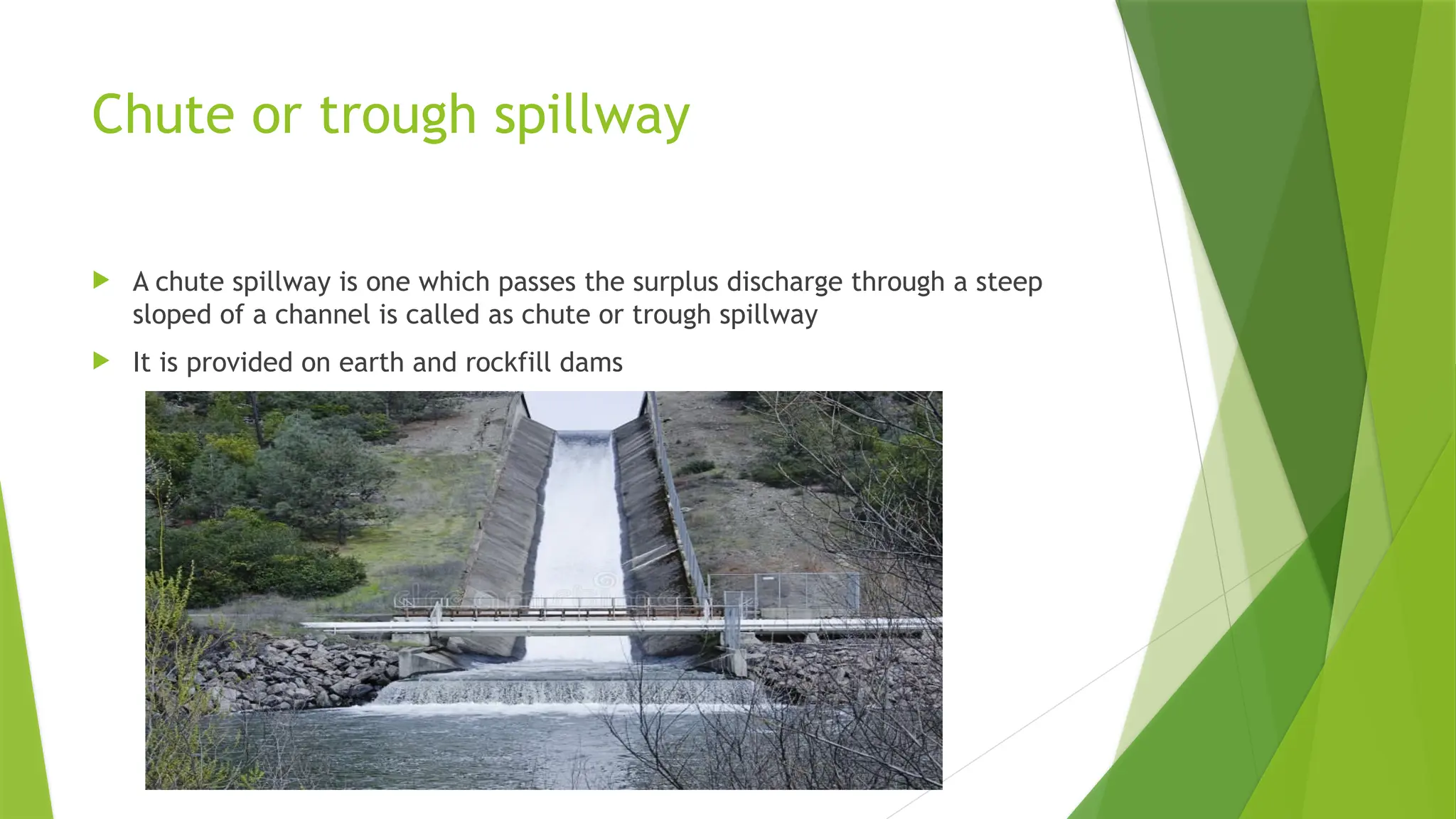 what is spilways and their types with function | PPTX