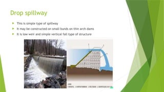 Spillway meaning of spillway and their types | PPTX