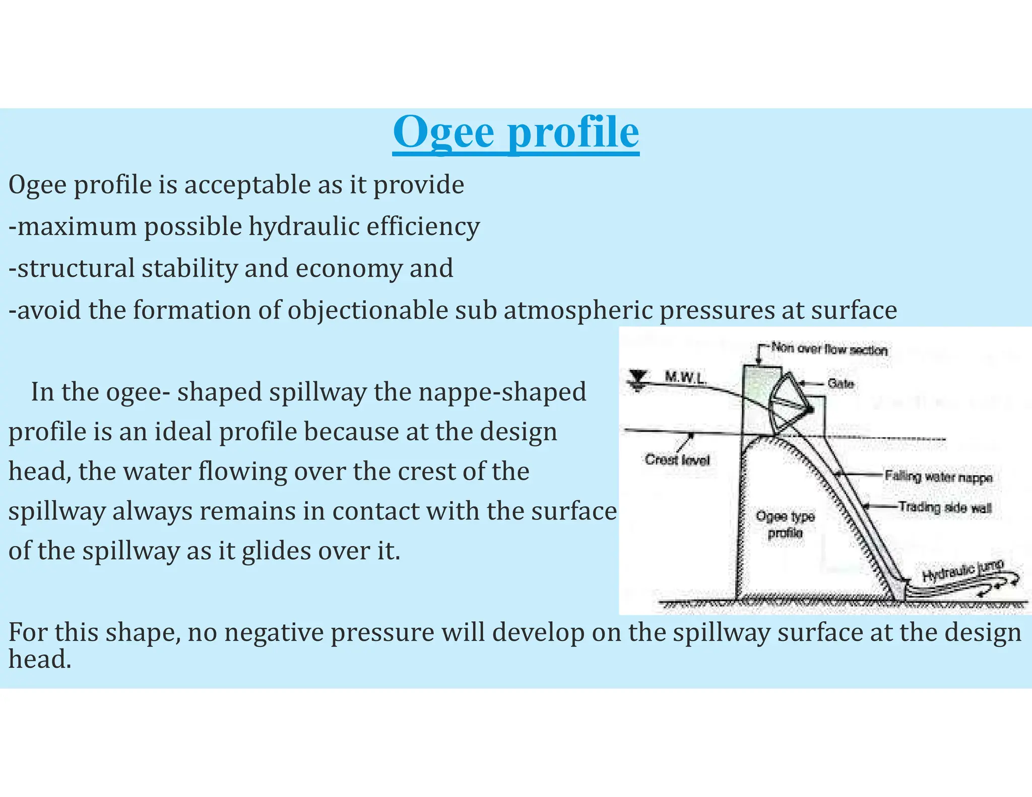 spillway designs calculations and examples illustrating the working principle of an ogee ...