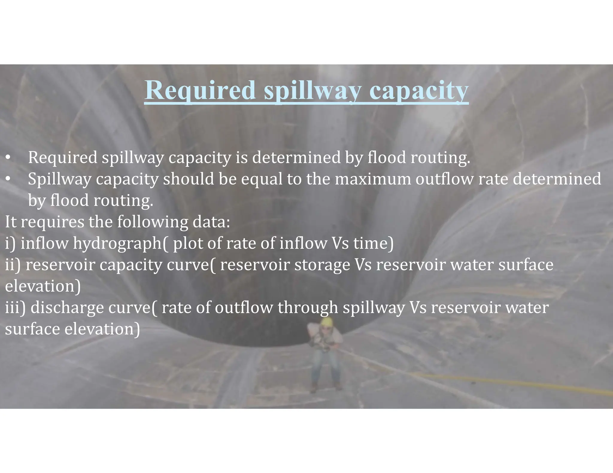 spillway designs calculations and examples illustrating the working ...