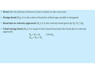spillway designs calculations and examples illustrating the working ...