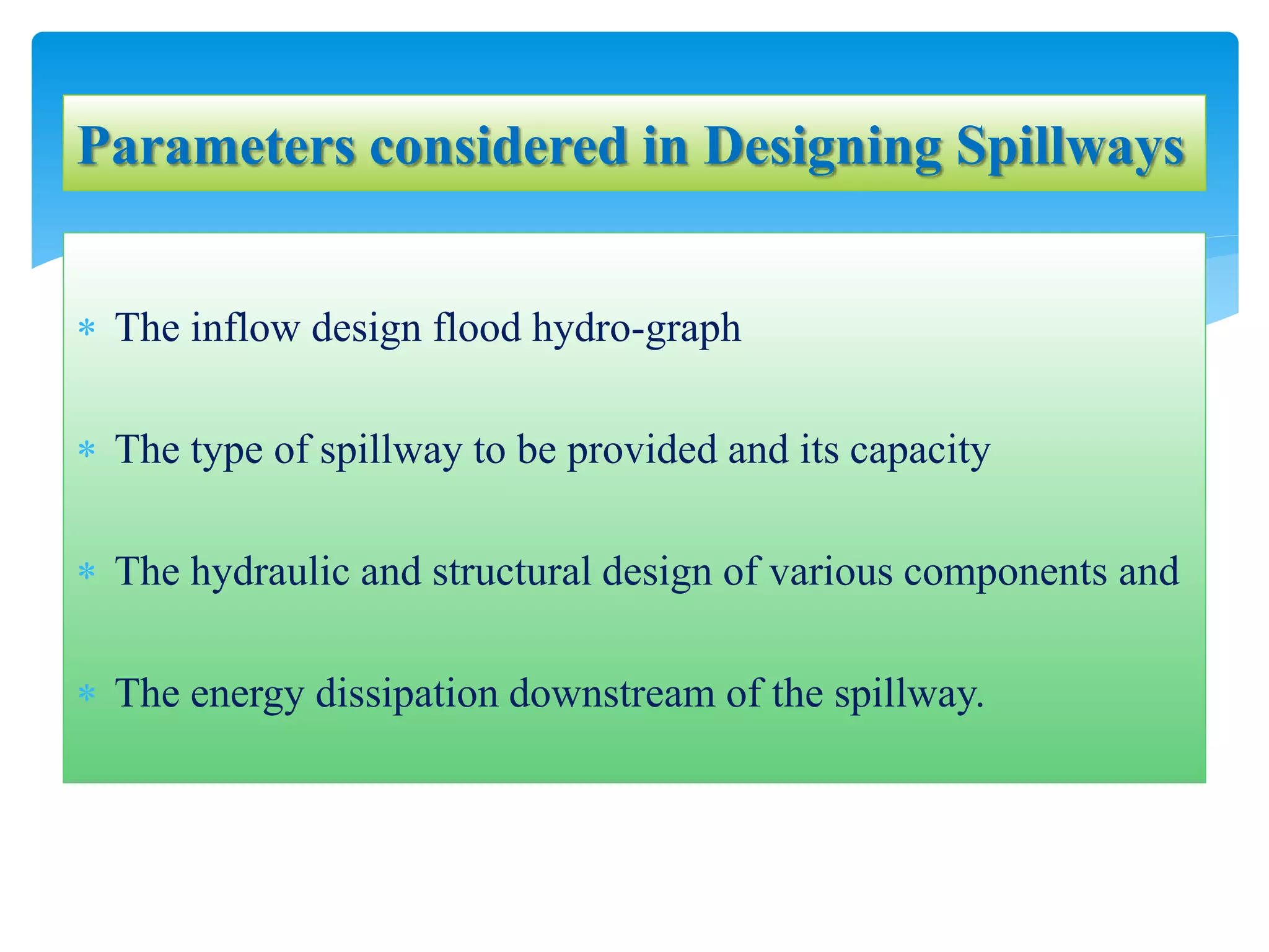 Spillway and gates | PPTX