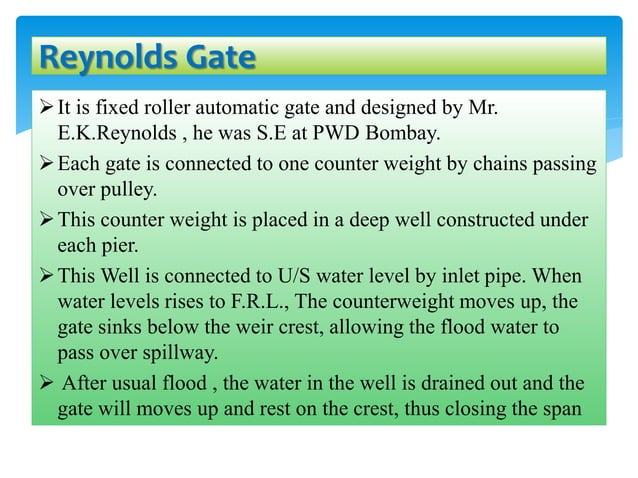 Spillway and gates | PPTX