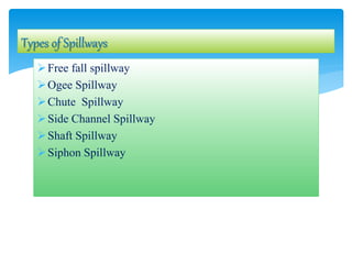Spillway and gates | PPTX