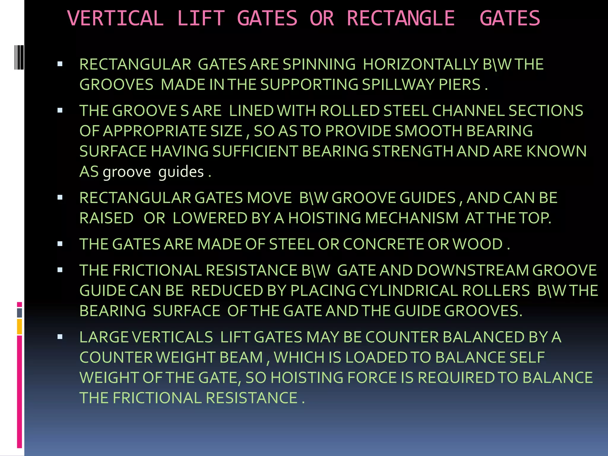 Spillway gates | PPTX