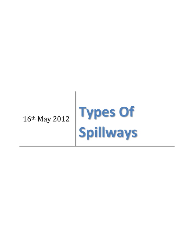 Spillways | PDF