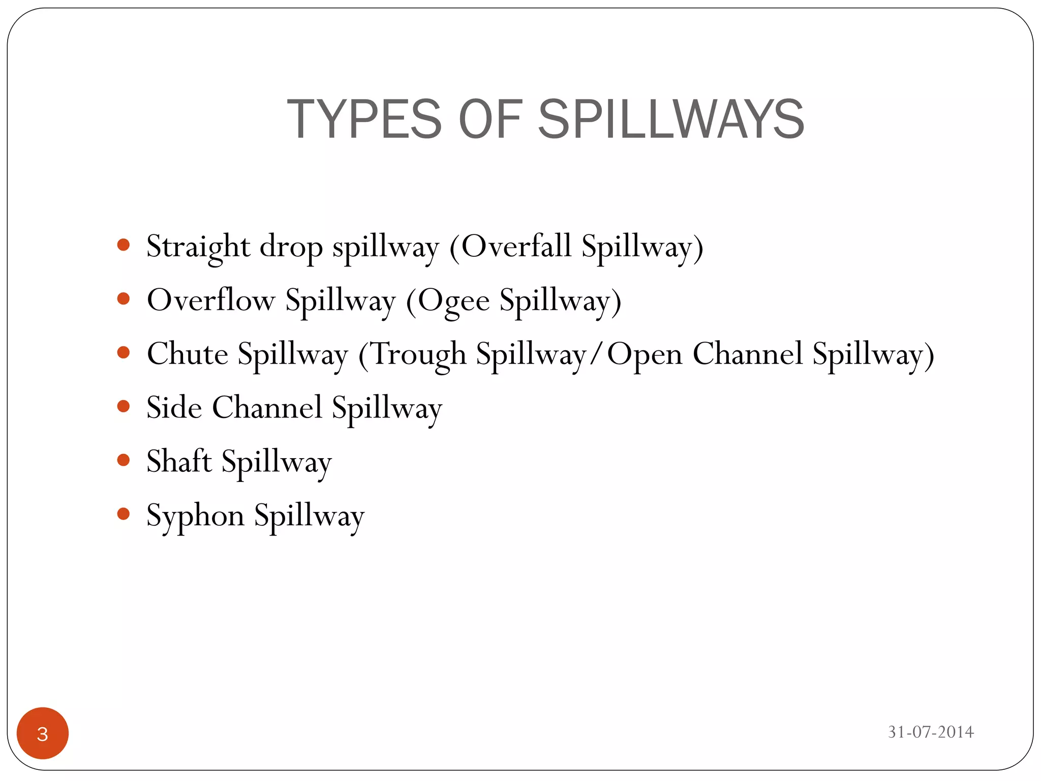 Spillways | PDF