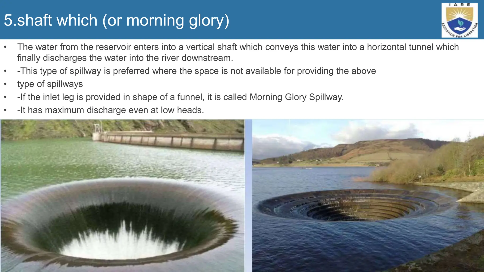 Spillways description and design procedure | PPTX