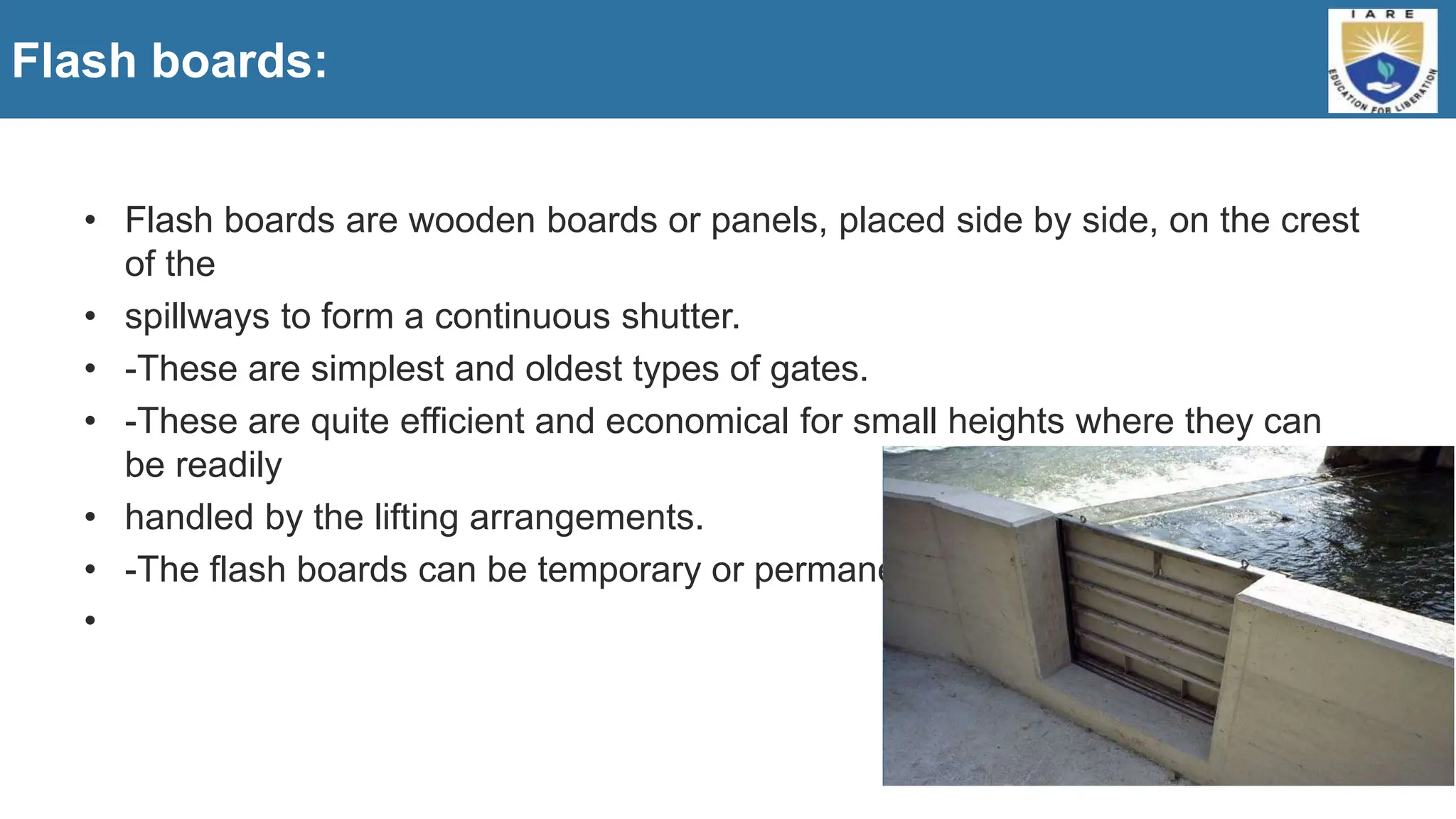 Spillways description and design procedure | PPTX