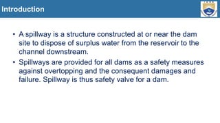 Spillways description and design procedure | PPTX