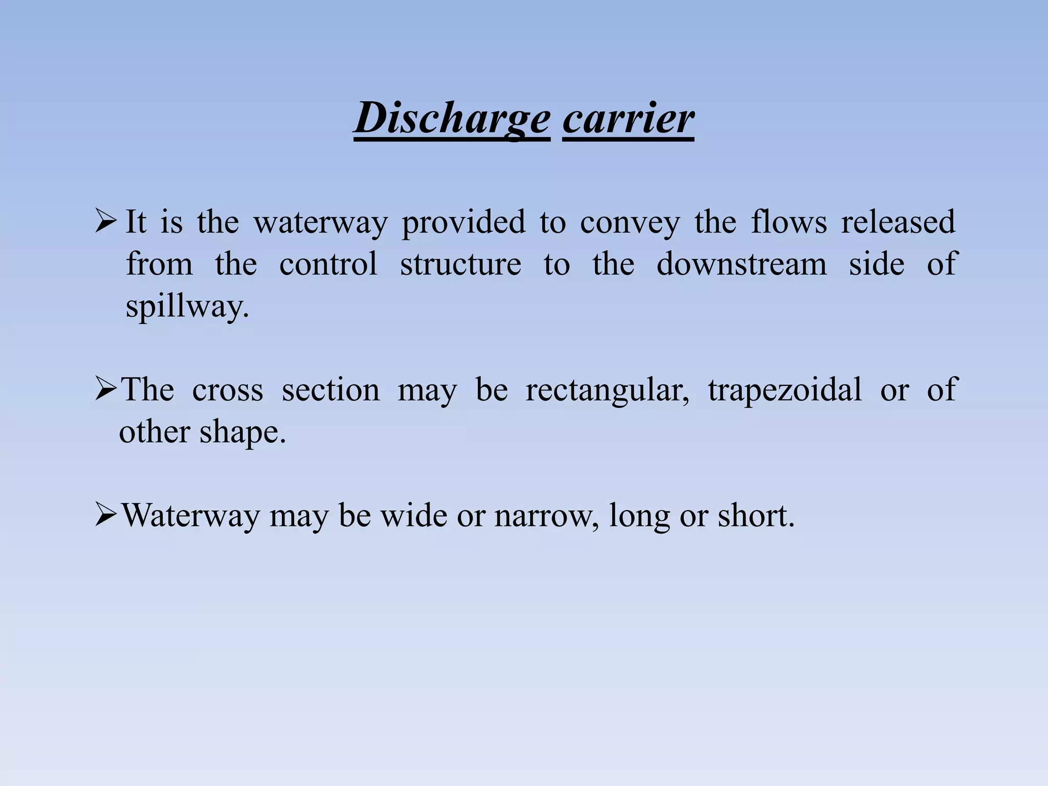Spillways components and types | PPTX