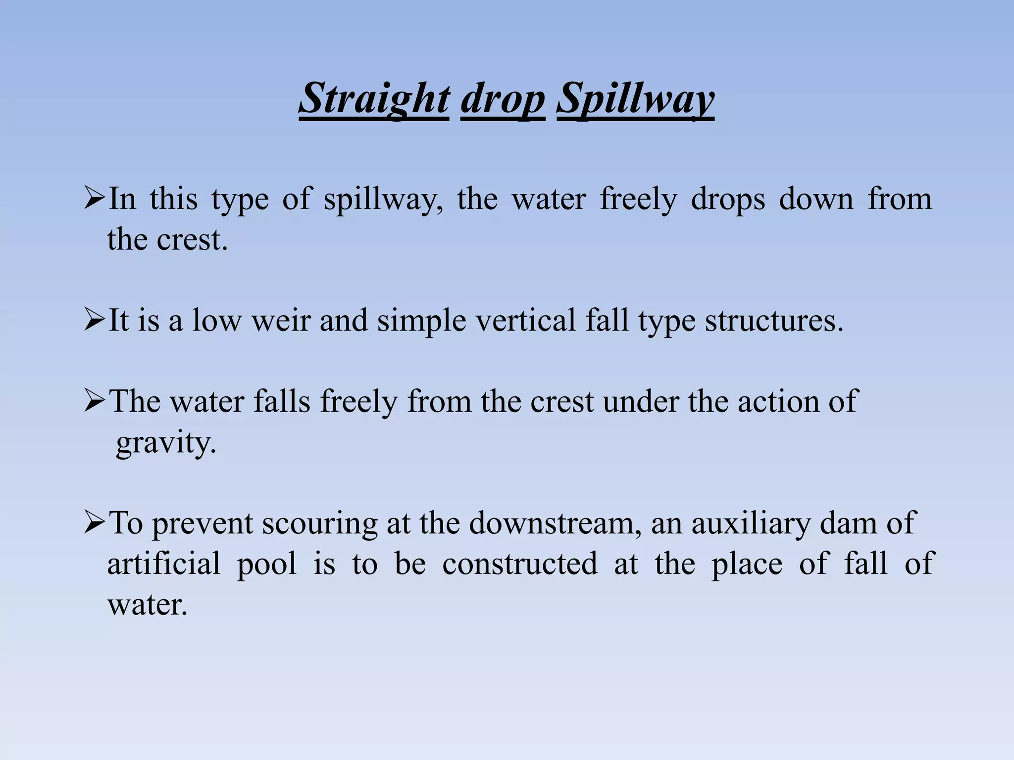 Spillways components and types | PPTX