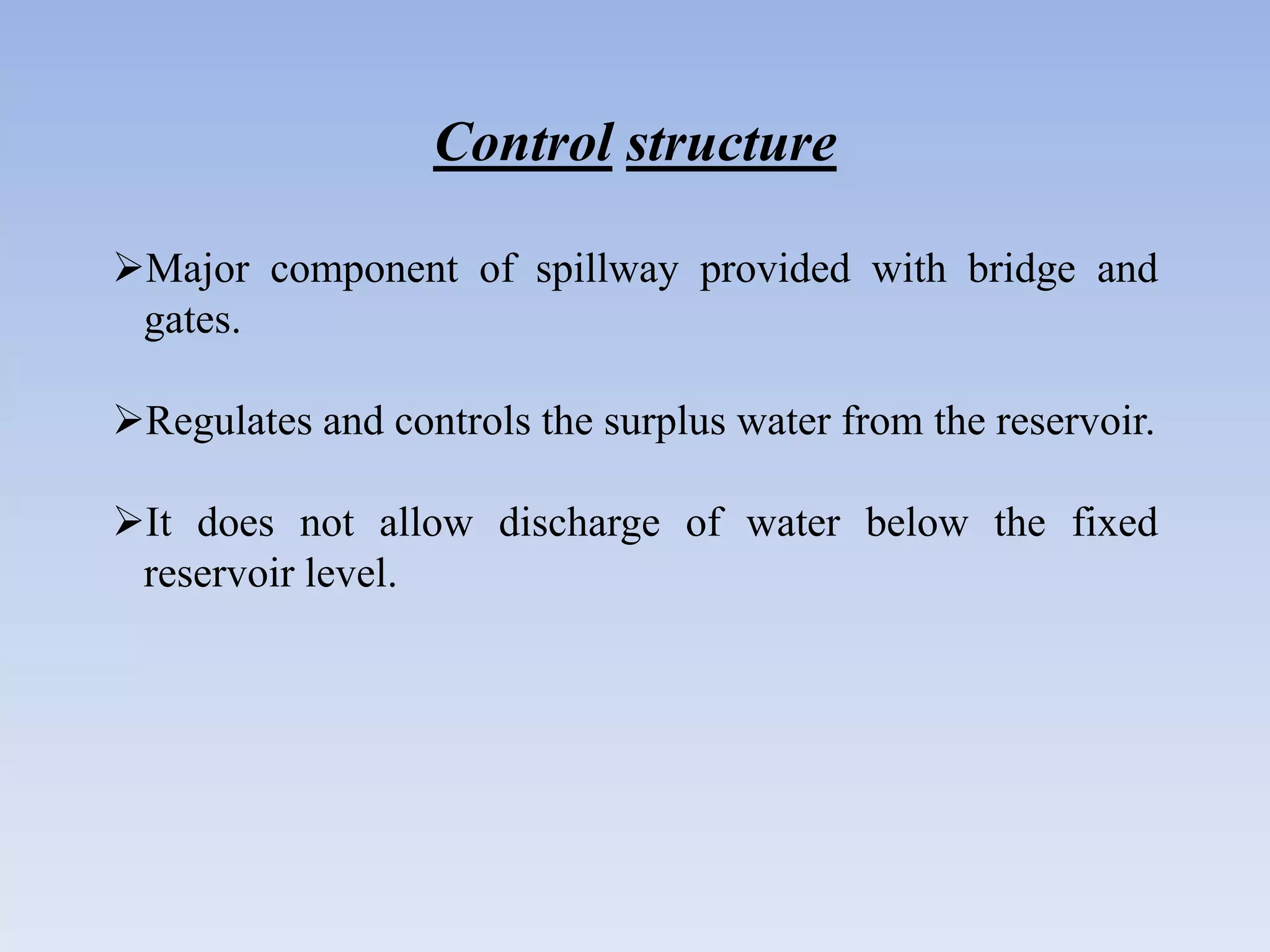 Spillways components and types | PPTX