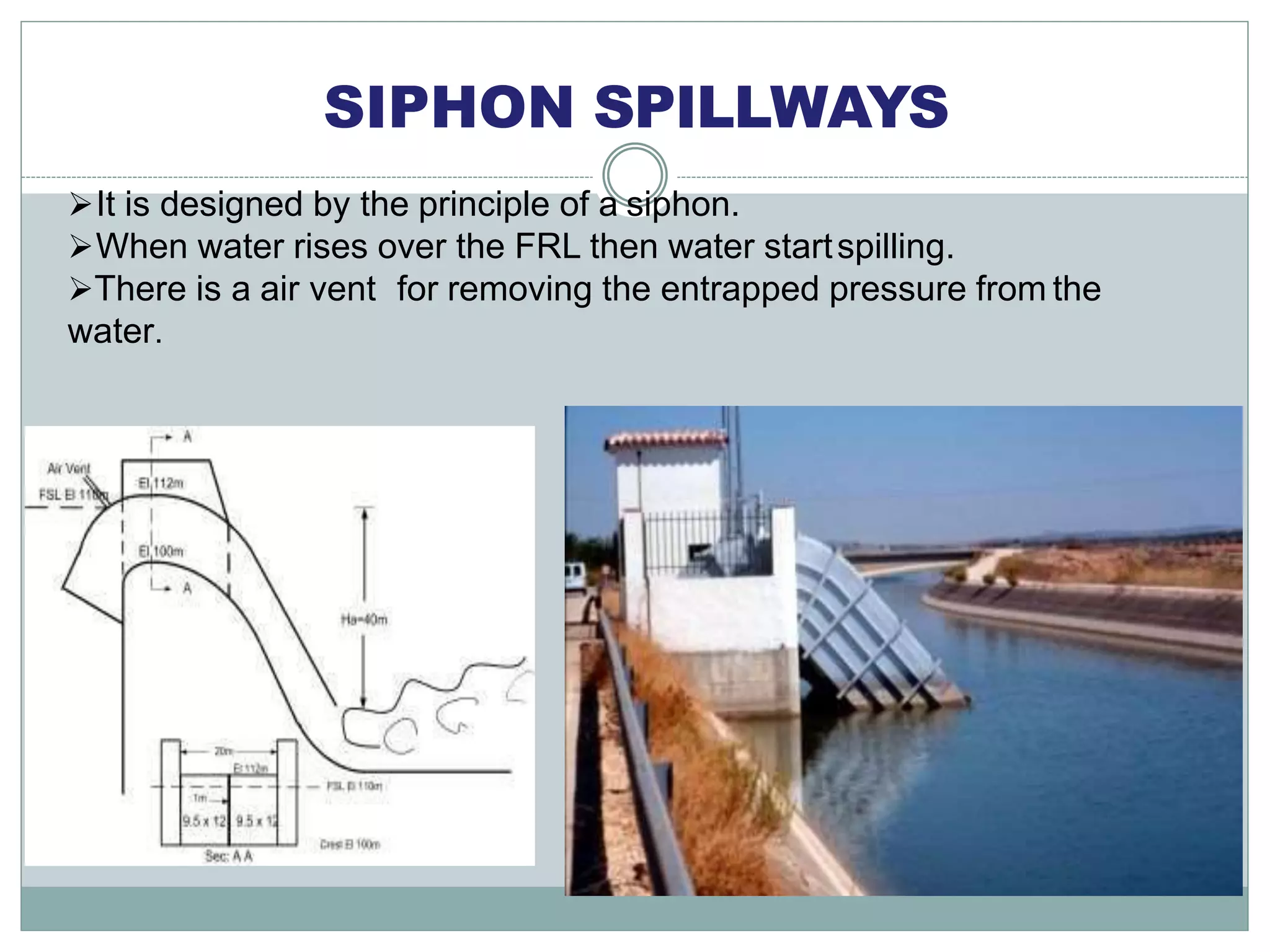 Spillways, Spillway capacity, flood routing through spillways ...