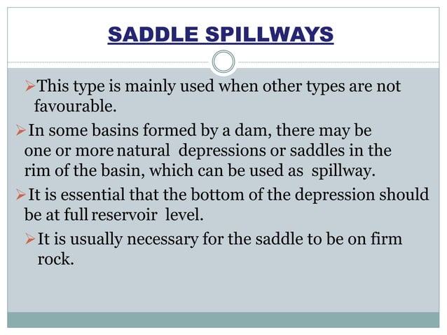 Spillways, Spillway capacity, flood routing through spillways ...