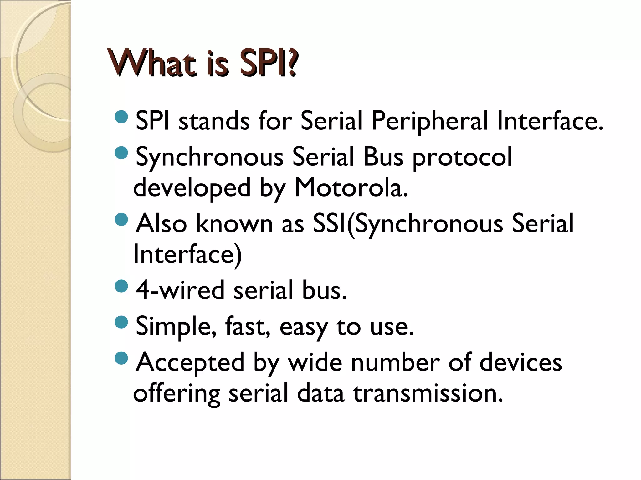 Spi master core verification | PPT