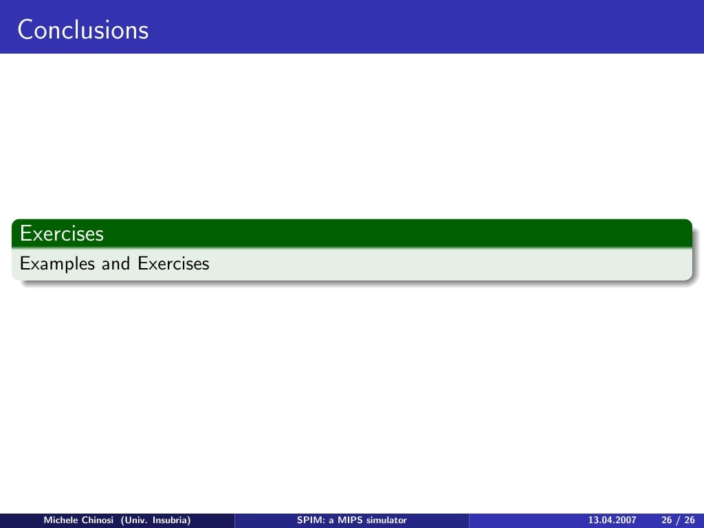 Spim Mips Simulator 08 02