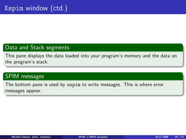 Spim Mips Simulator | PPT
