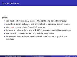 Spim Mips Simulator | PDF