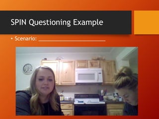 Spin Questioning Used in Sales Calls | PPT