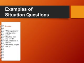 Spin Questioning Used in Sales Calls | PPT