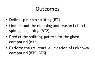 Spin spin coupling | PPTX