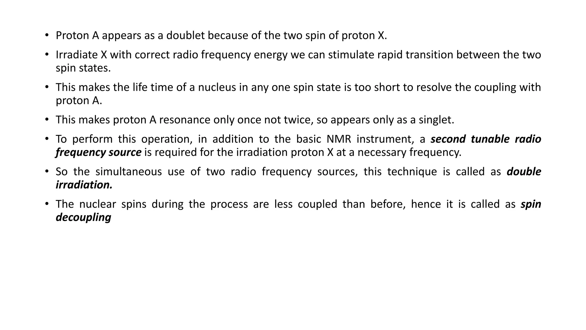 Spin spin coupling and decoupling | PPTX