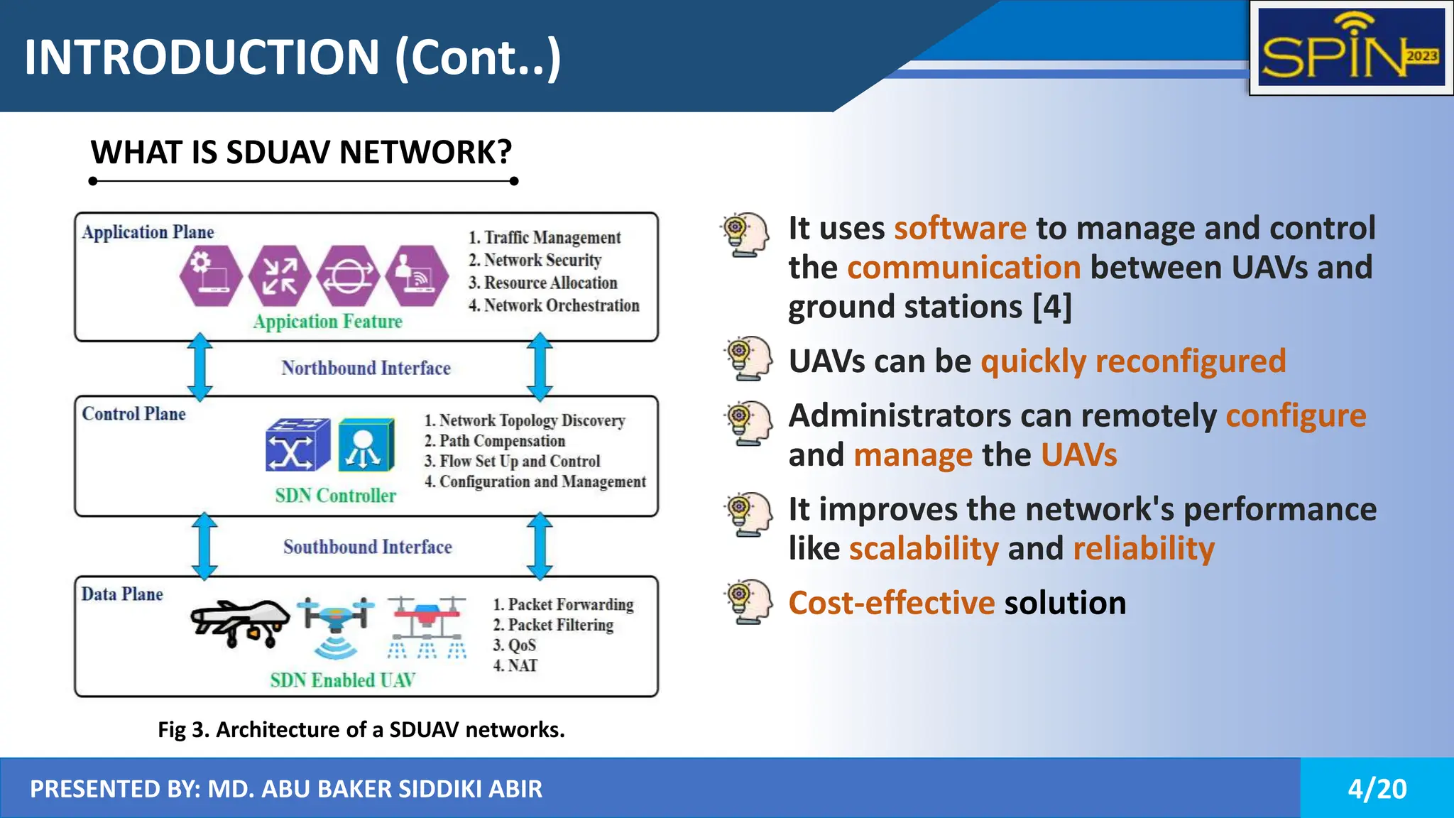 Digital Twin-based Software-defined UAV Networks Using Queuing Model | PPT