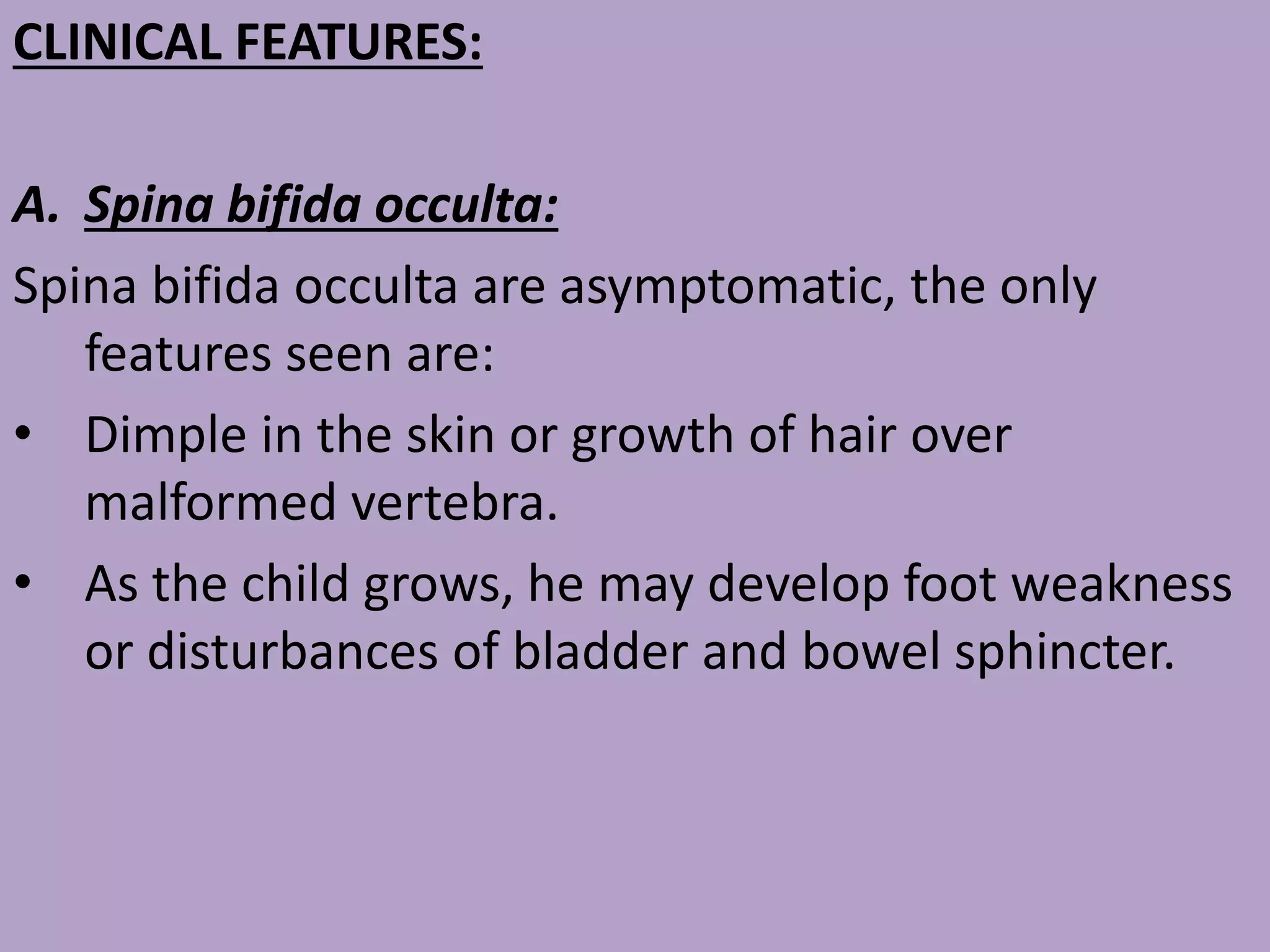 Spina Bifida Neurological Disorder Pptx