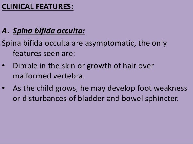 Spina bifida Neurological disorder
