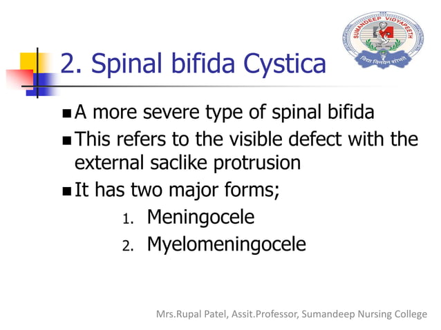 Spina bifida... | PPTX | Pregnancy | Reproductive Health