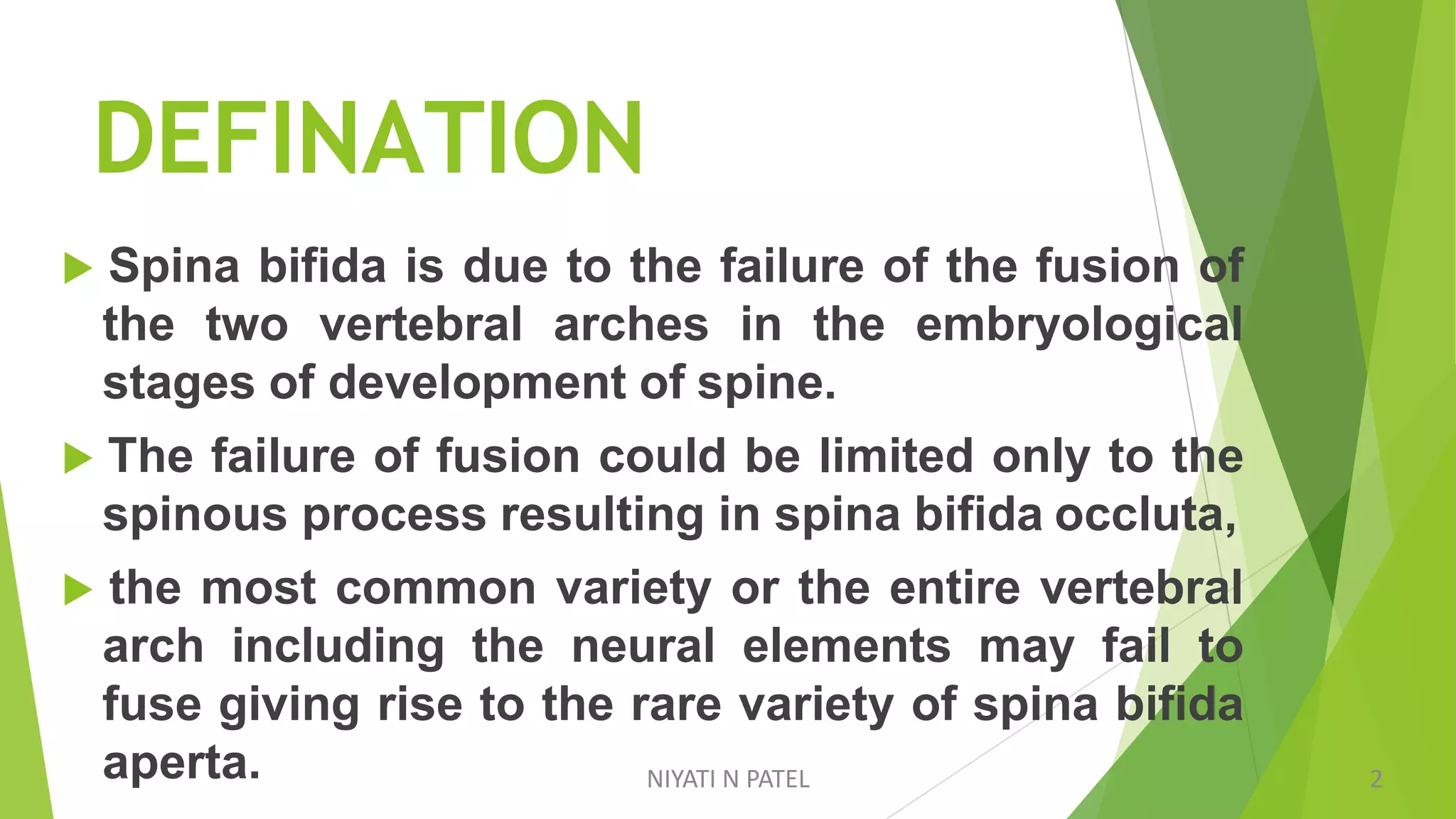Spina bifida | PDF