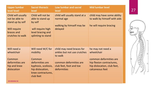 Spina bifida overview Clinical Neuro by Dr Krishna NS (M.O.Th-Neuro) | PPTX