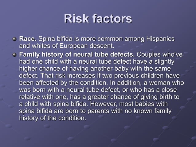 Spina bifida | PPT