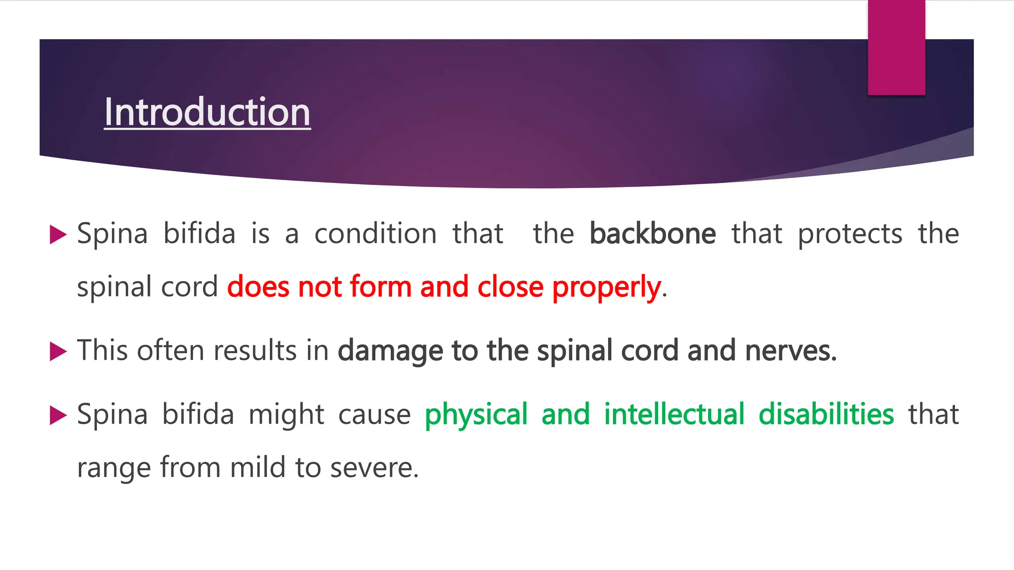 spina bifida (neural tube defects) .pptx