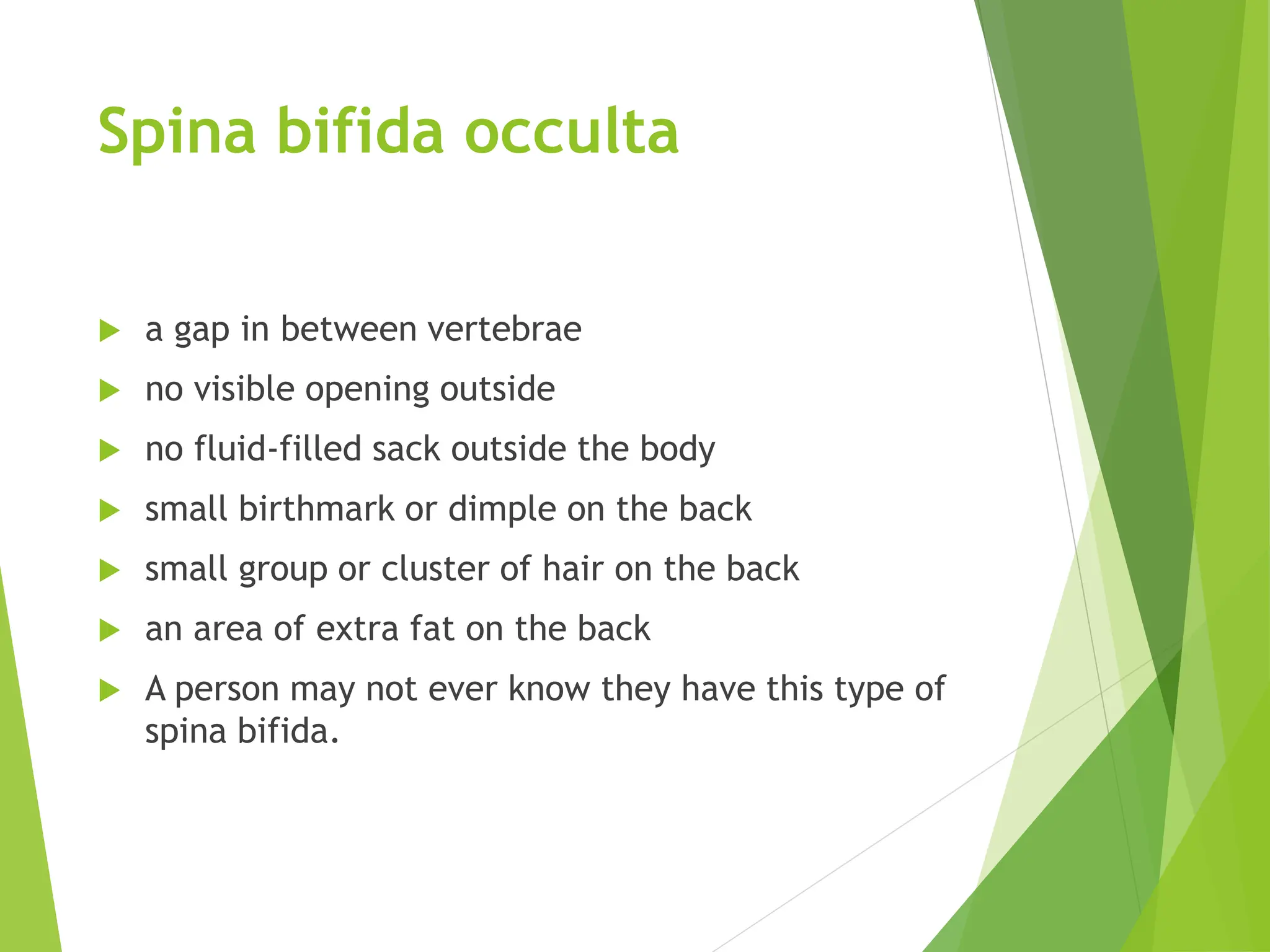 spina bifida types classifications and detailed patho | PPTX