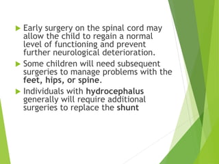 spina bifida types classifications and detailed patho | PPTX