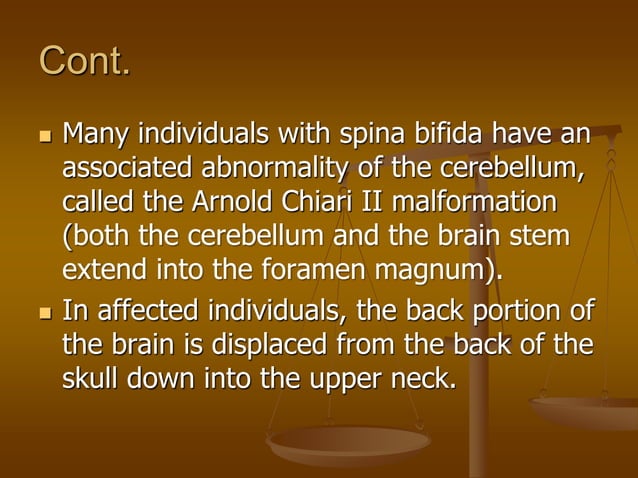 Spina Bifida Birth defect spinal nerves spinal cord | PPTX