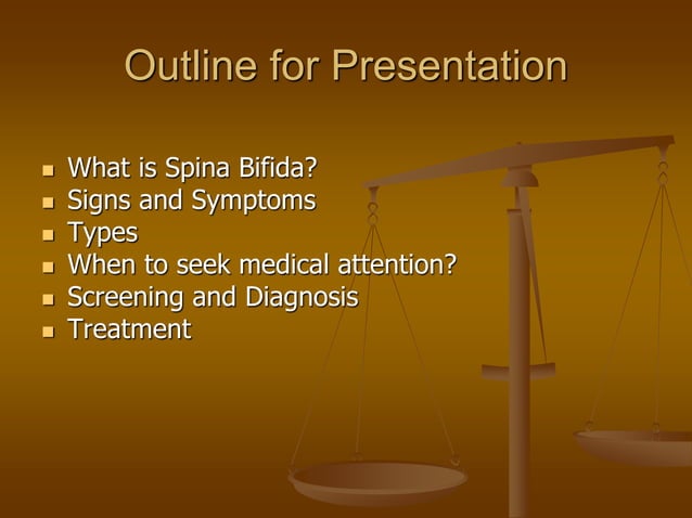 Spina Bifida Birth defect spinal nerves spinal cord | PPTX
