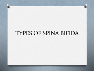 Spina bifida - Child Health Nursing | PPTX