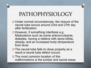 Spina bifida - Child Health Nursing | PPTX