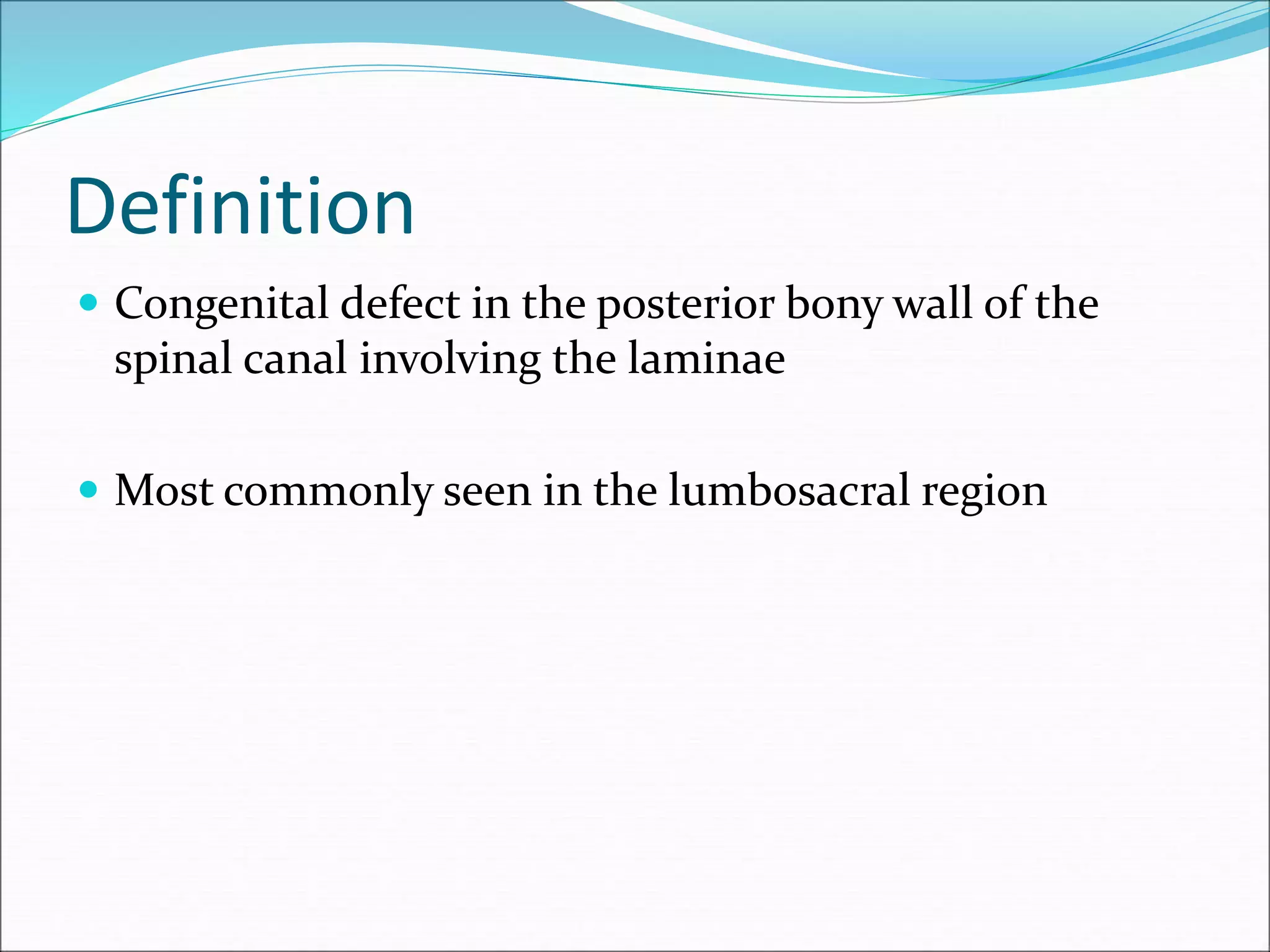Spina bifida | PPT