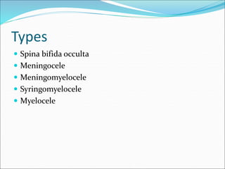 Spina bifida | PPT