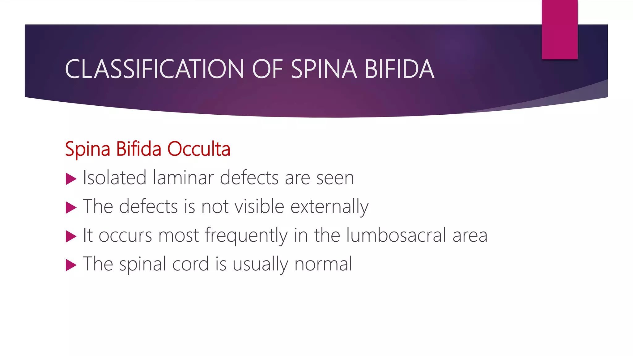 Spina bifida ppt | PPTX