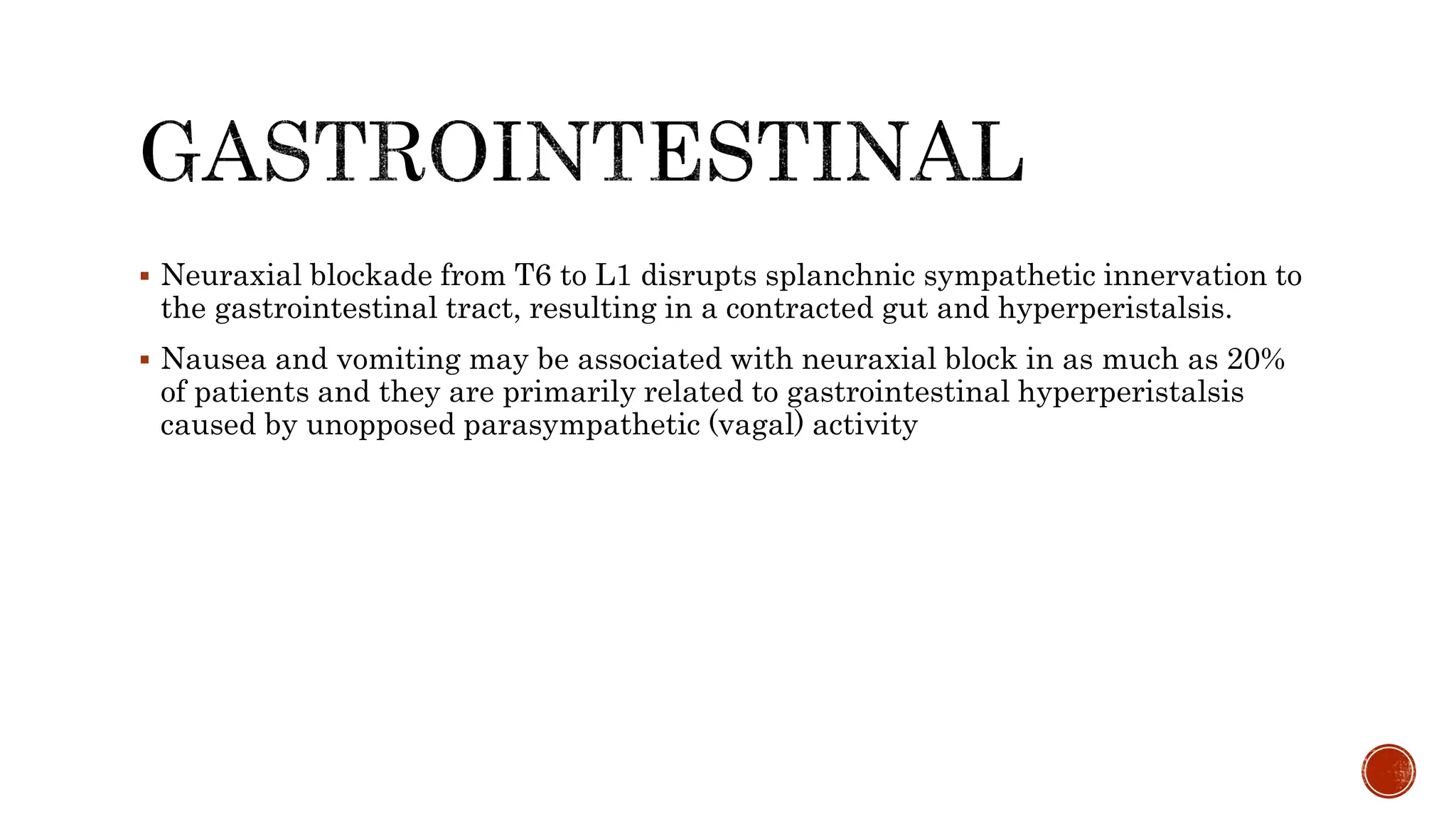 Epidural and spinal anesthesia are types of regional anesthesia that ...
