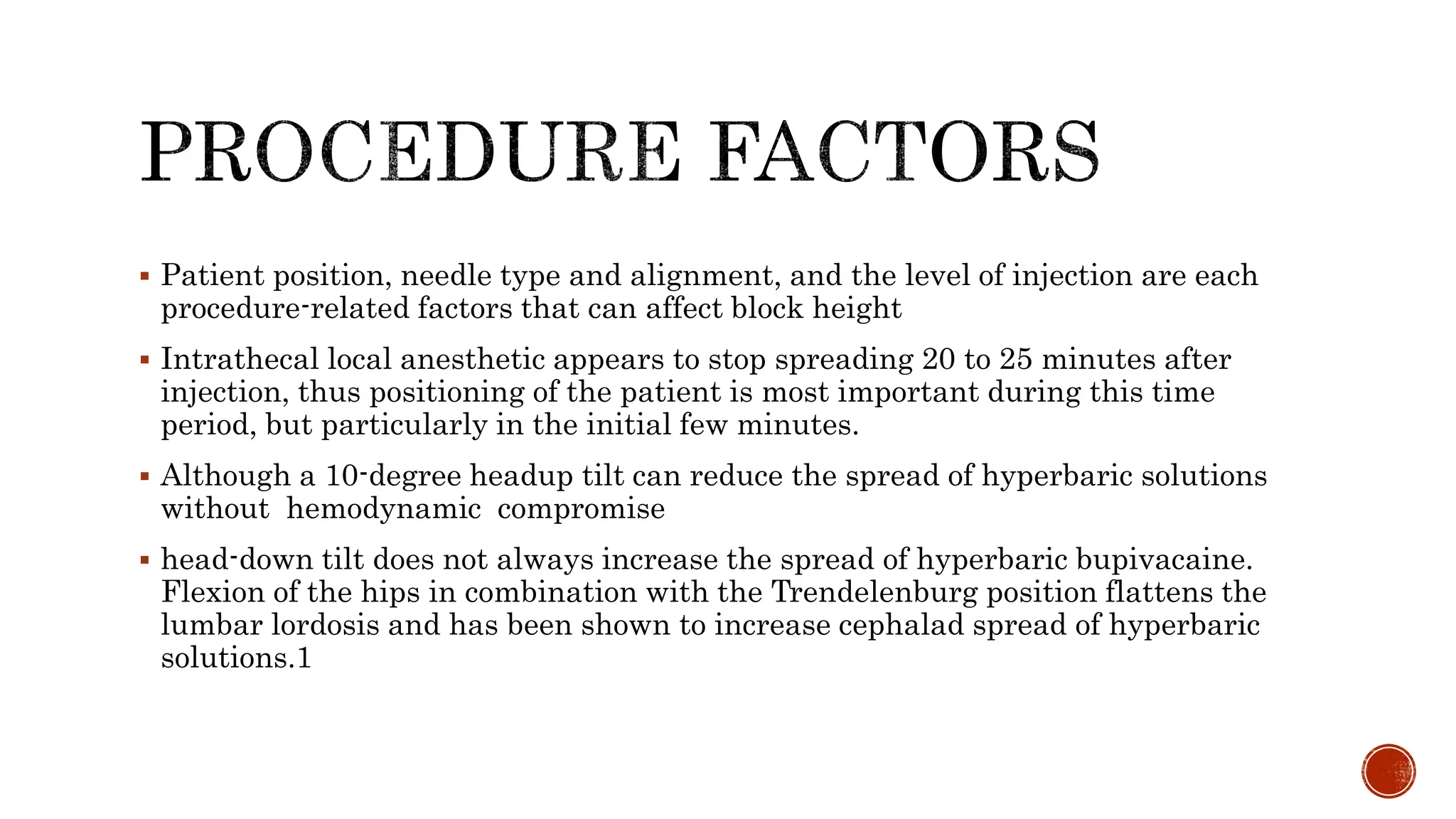 Epidural and spinal anesthesia are types of regional anesthesia that ...