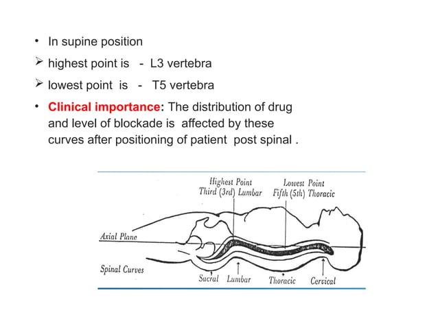spinal anaesthesia - methods,uses ,side effects | PPTX