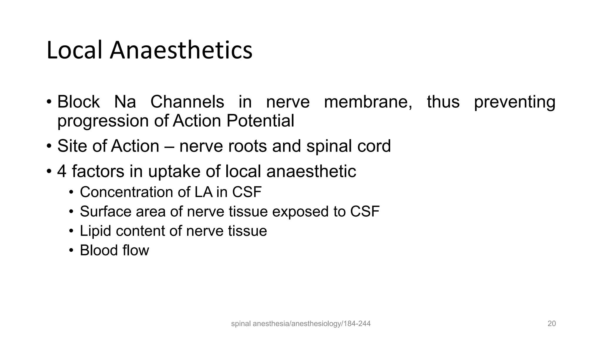 SPINAL ANAESTHESIA Anaesthesiology .pptx